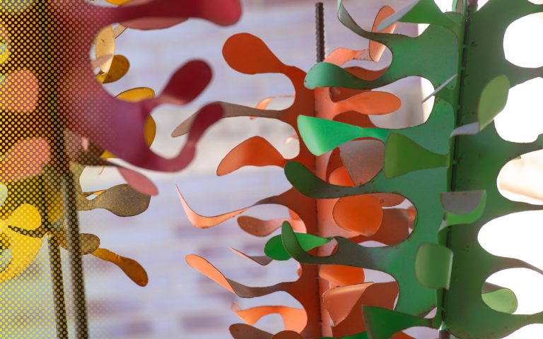 Giant Party Toothpicks Sculpture | Arts Campus Fort Wayne